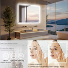 Smart LED Bathroom Mirror - Square Bathroom Vanity Mirror, Color-chang ...