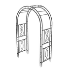 Metal Garden Arch Trellis - Arbor Pergola, Supports Climbing Plants, V ...