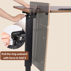 Adjustable Sofa Table Overbed Table w/Hidden Wheel – WisFor