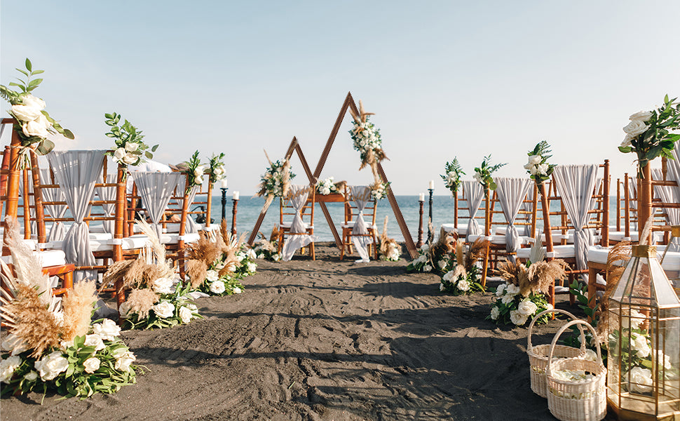 2 Pack Wooden Wedding Ceremony Arch Stand – WisFor