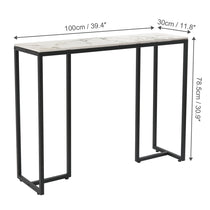Modern Entryway Console Table – Space-Saving, Narrow Design – WisFor